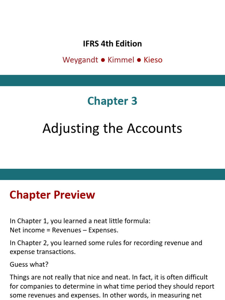 Ch3 4e - Adjusting The Acc | PDF