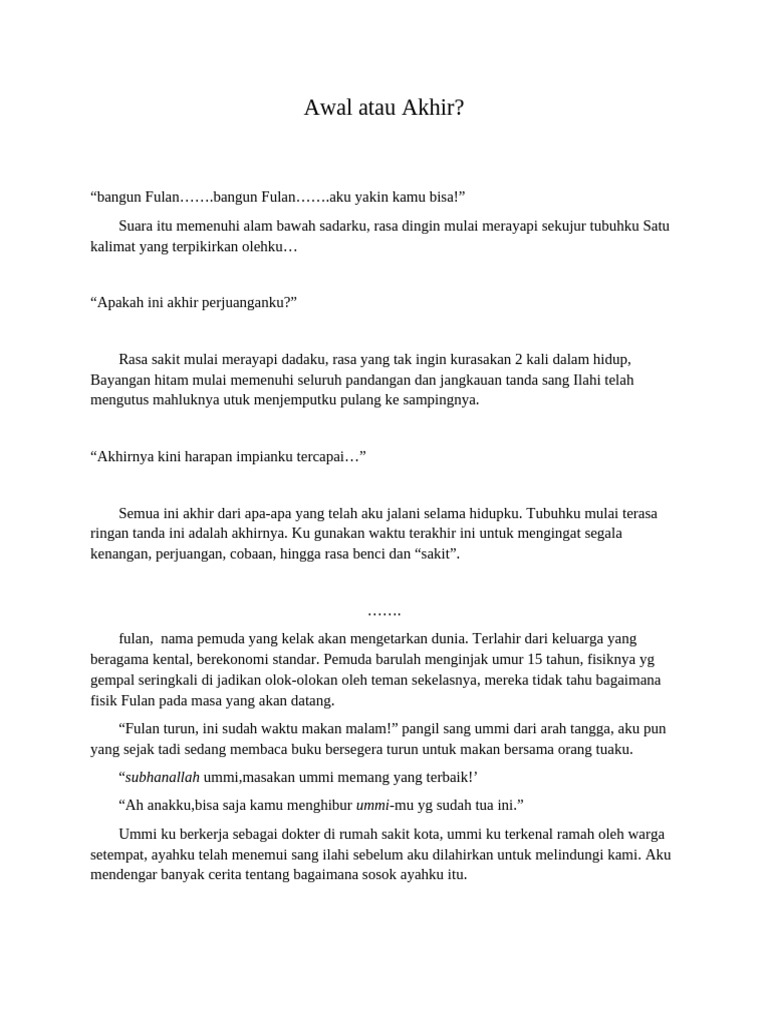 Perjuangan Fulan Menghadapi Luka Batinnya | PDF | Agama & Spiritualitas