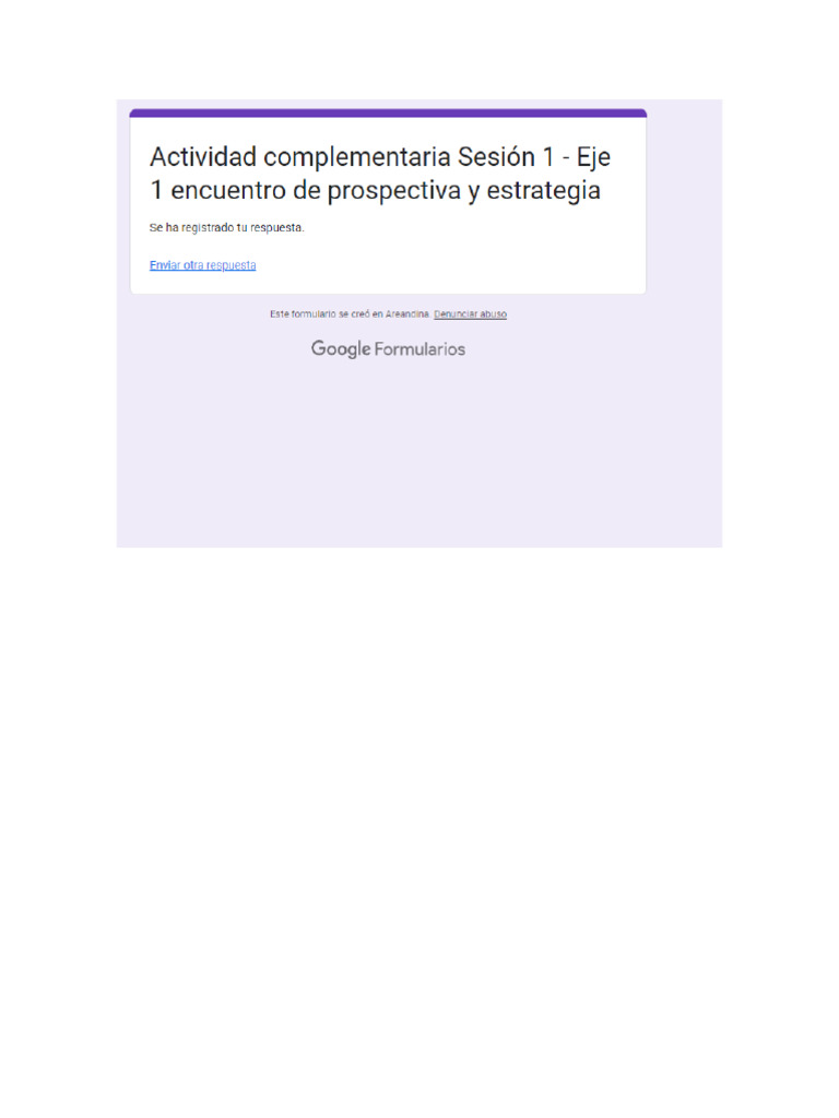 Actividad Complementaria Sesión 1 - Eje 1 Encuentro de Prospectiva y Estrategia | PDF