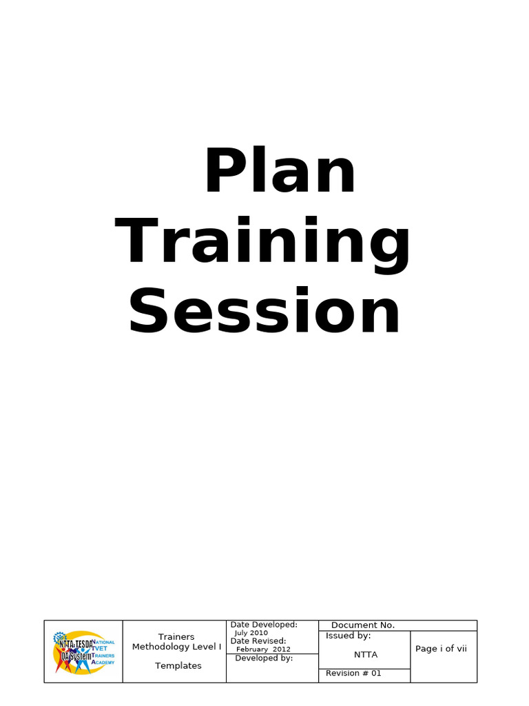 Session Plan | PDF