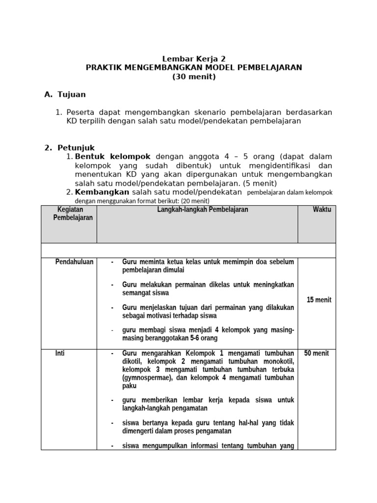 TUGAS 5 Lampiran 2c (Lembar Kegiatan 2) | PDF