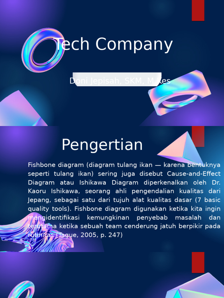 Blue Purple Futuristic Modern 3D Tech Company Business Presentation | PDF