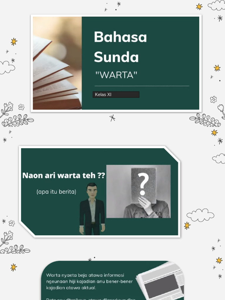 B. Sunda Warta Kelas XI | PDF