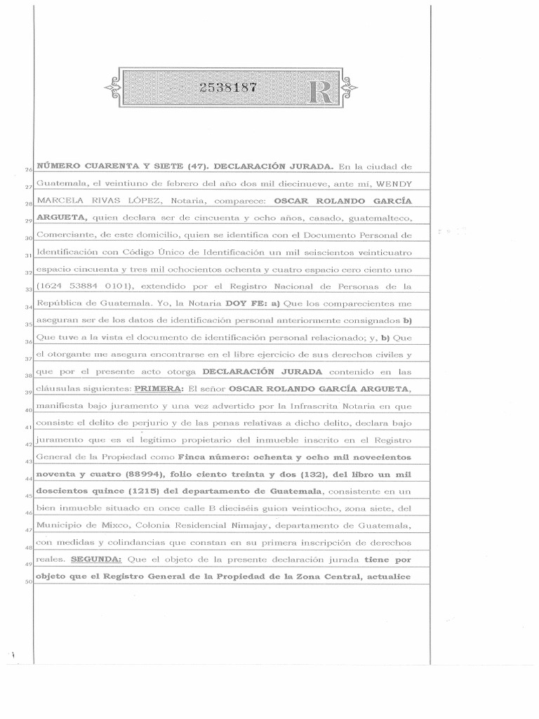 Ej Transcripcion de Documento | PDF