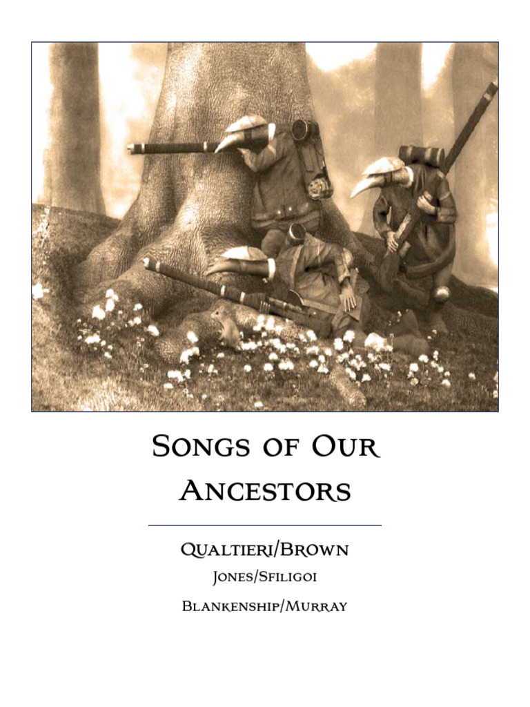 Songs of Our Ancestors: Qualtieri/Brown | PDF