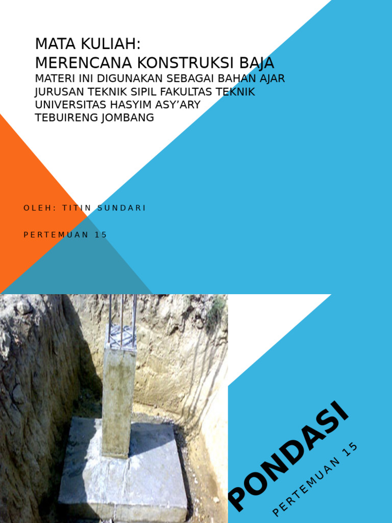 Pondasi | PDF