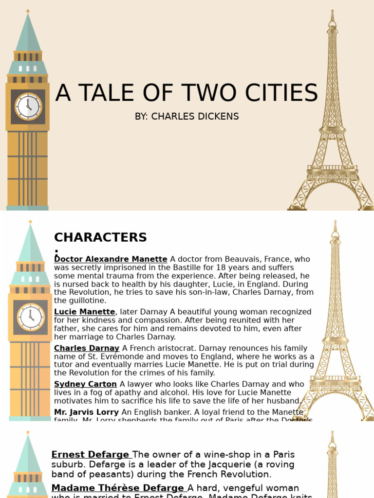A Tale of Two Cities Summary | PDF