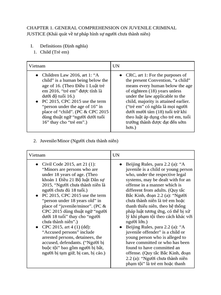 Juvenile Criminal Justice | PDF