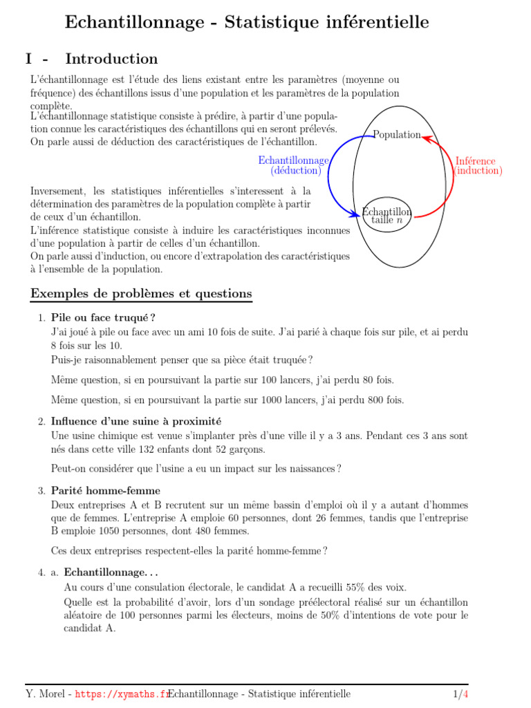 Cours Statistiques Inferentielles | PDF