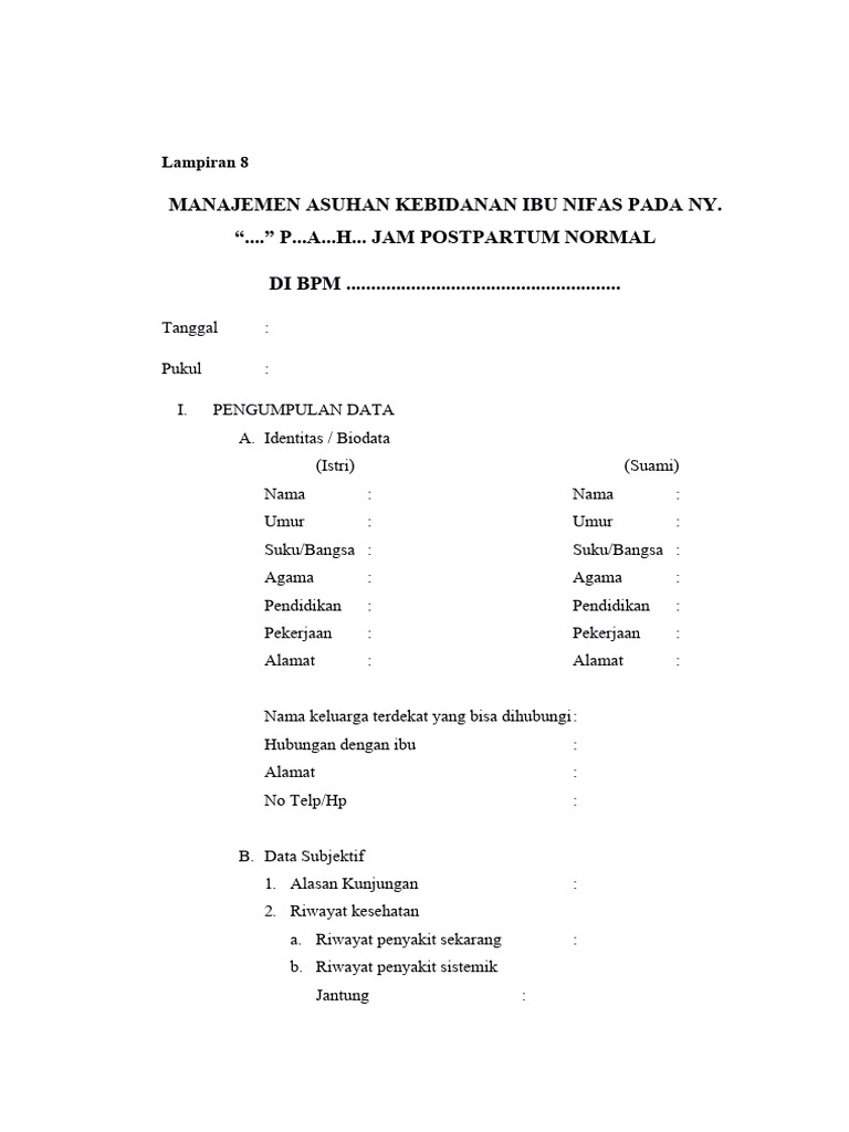 Lampiran 8 PNC-1 | PDF