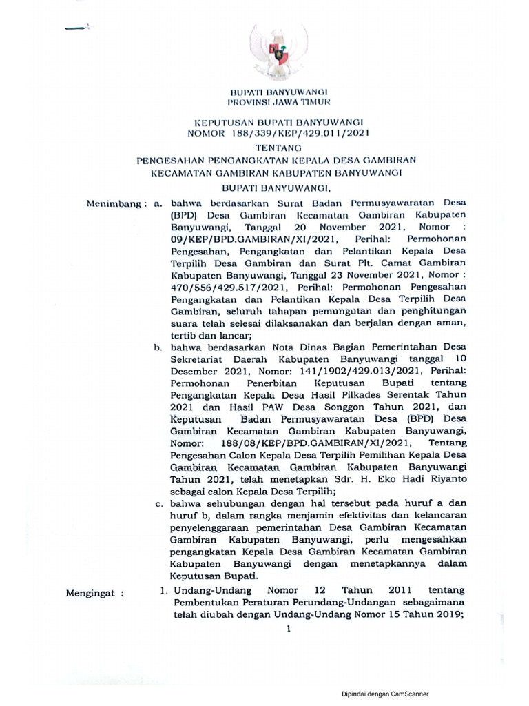 4132foto SK KADES | PDF