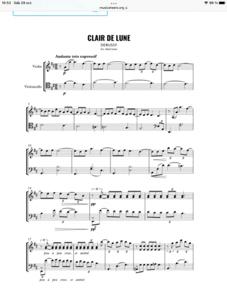 Clair de Luna - Debussy | PDF