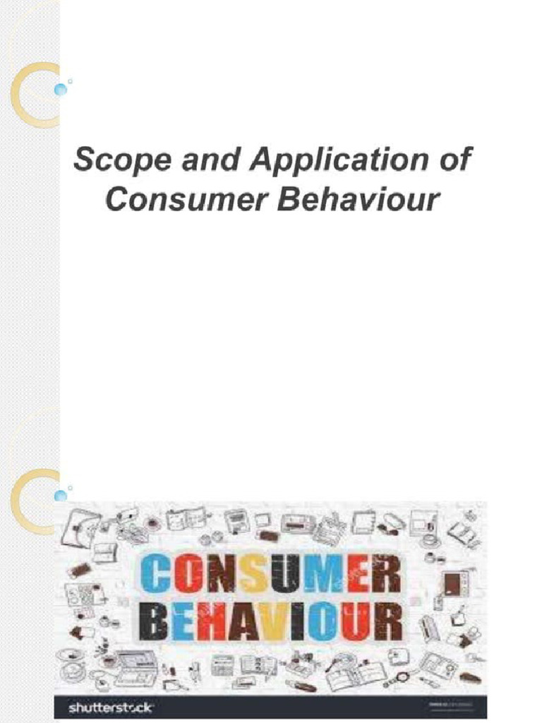 Scope and Application of CB | PDF