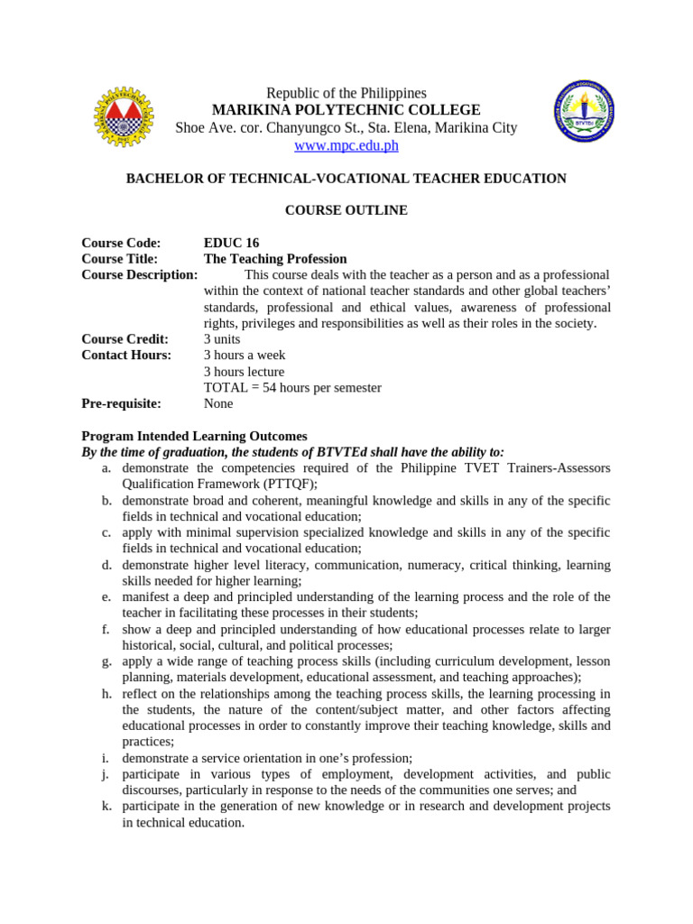 The Teaching Profession | PDF