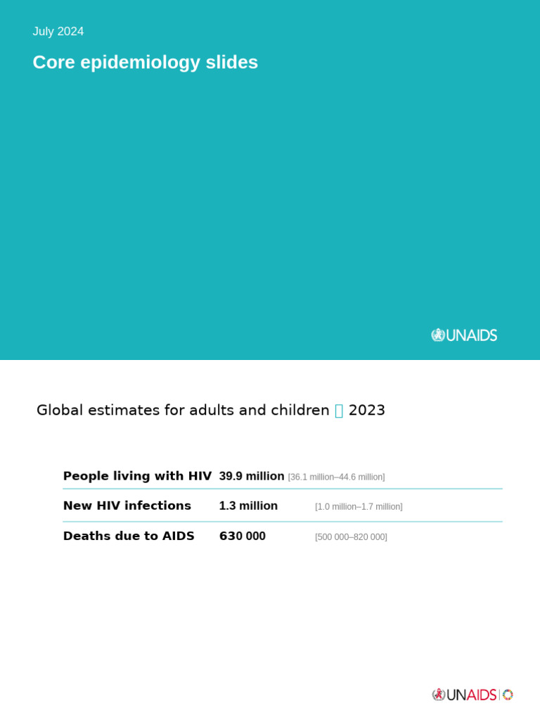 UNAIDS Core Epidemiology Slides en | PDF