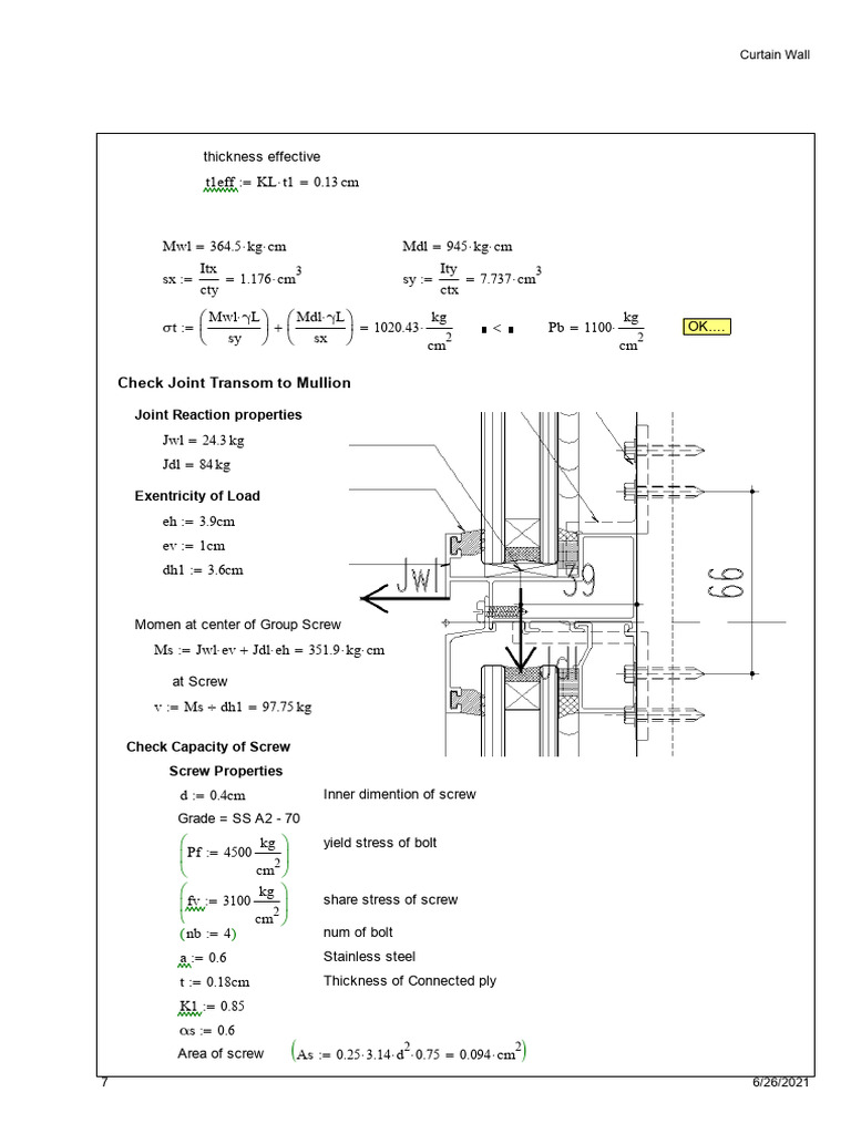 Perhitungan Screw | PDF
