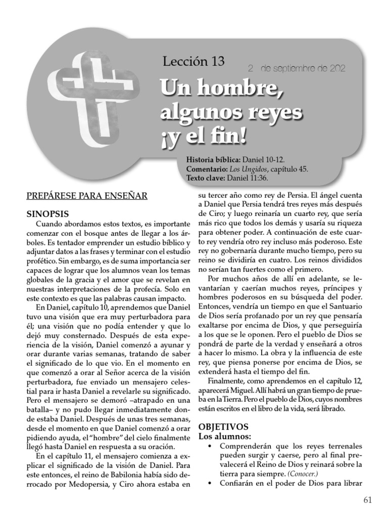 13 Lección 13 | PDF
