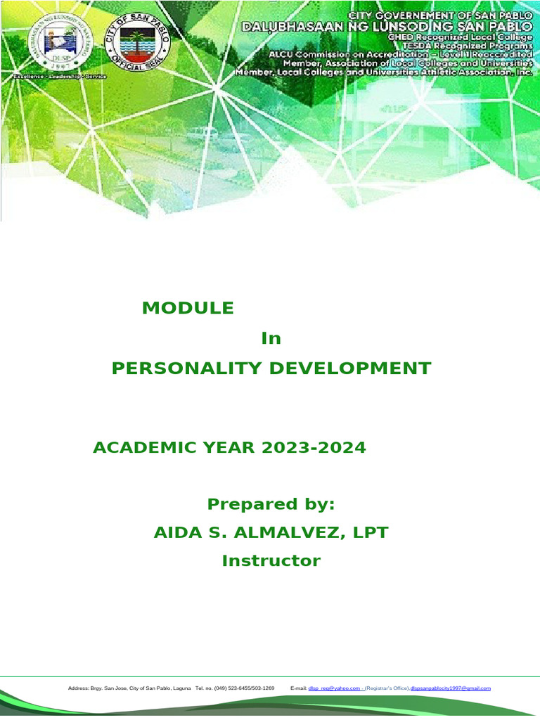 Perdev Midterm Coverage | PDF