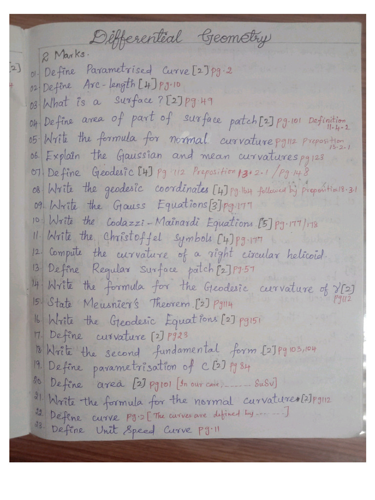 Differential Geometry QP Analysis | PDF