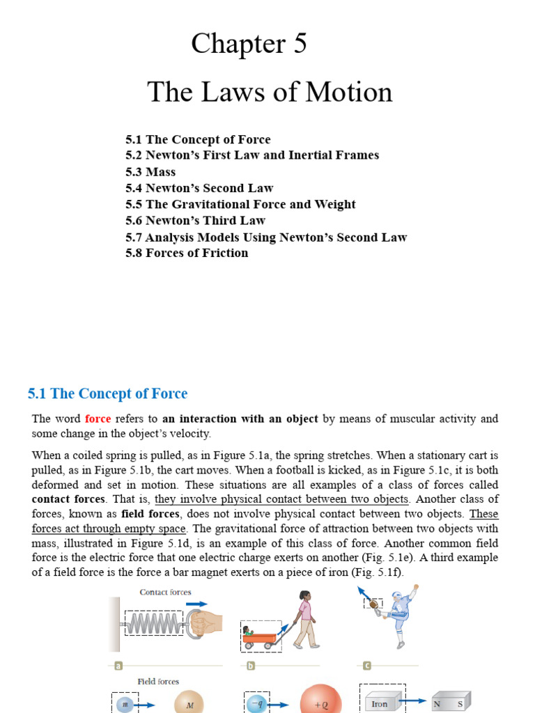 Chapter 5 Physics 101 | PDF