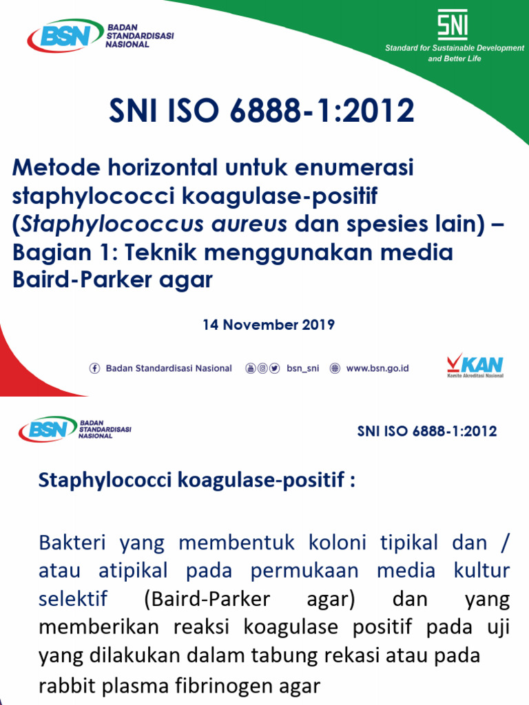 Paparan Sesi 3 SNI ISO 6888-1 | PDF