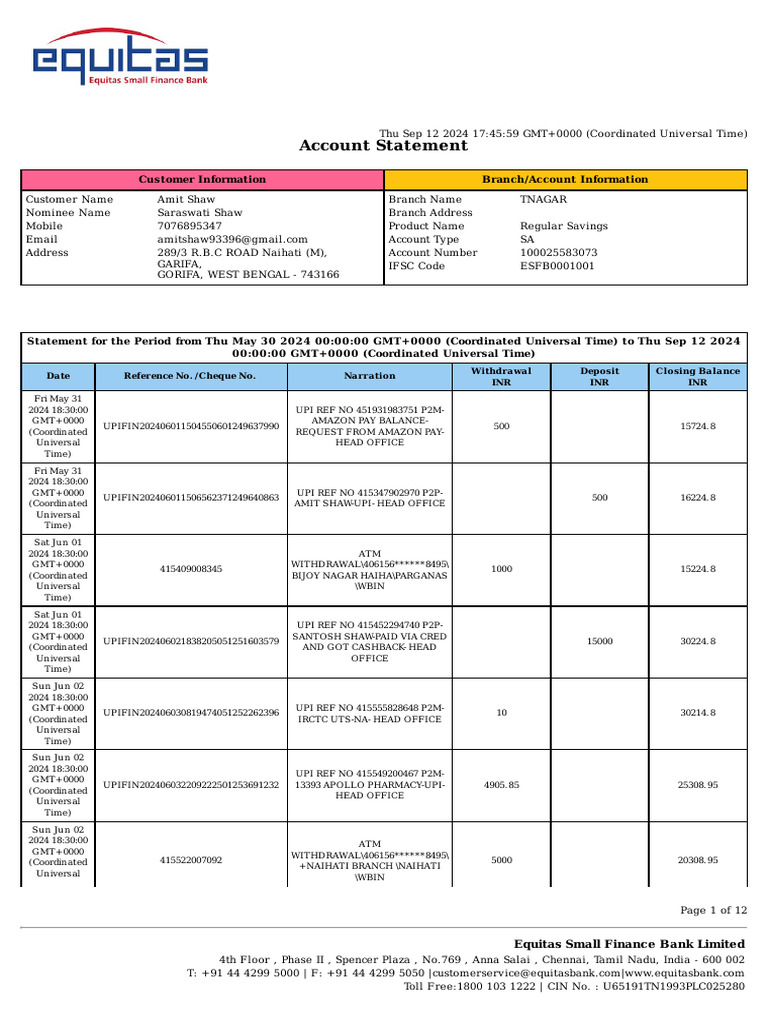 9a 2024sep1223165 Statement | PDF