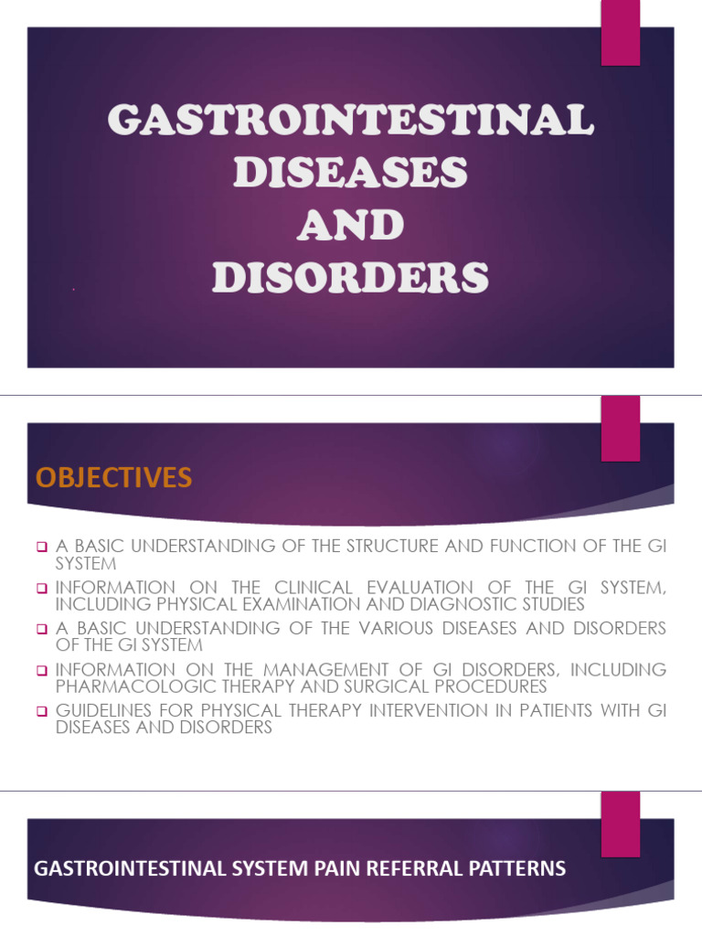 PC 14. GIT Disease and Disorders | PDF