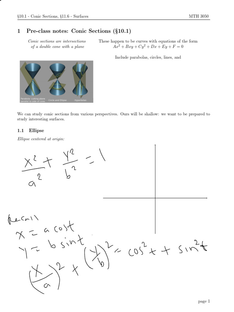 Section 10.1, 11.6 | PDF