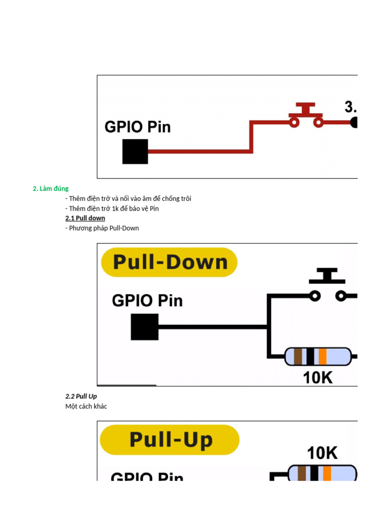 Lession 1 - GPIO Button, LED | PDF