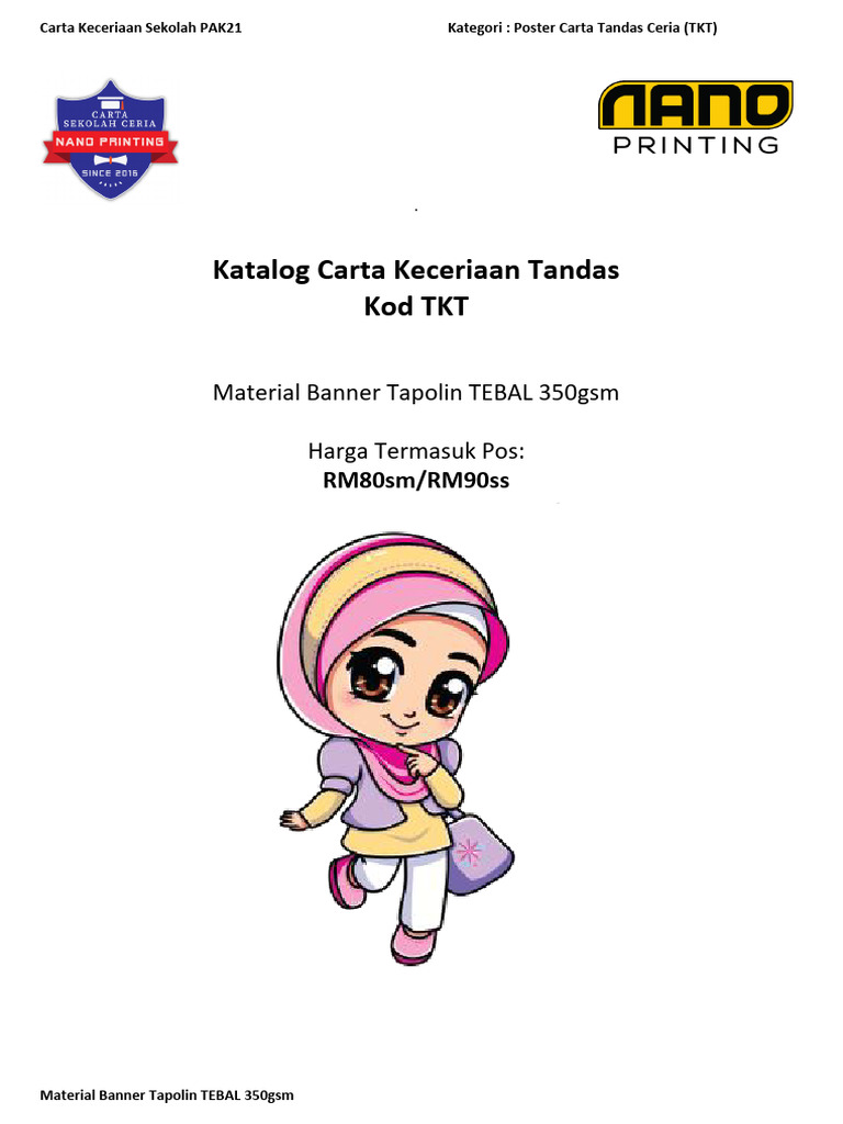Katalog (TKT) Poster Carta Tandas 2022 | PDF