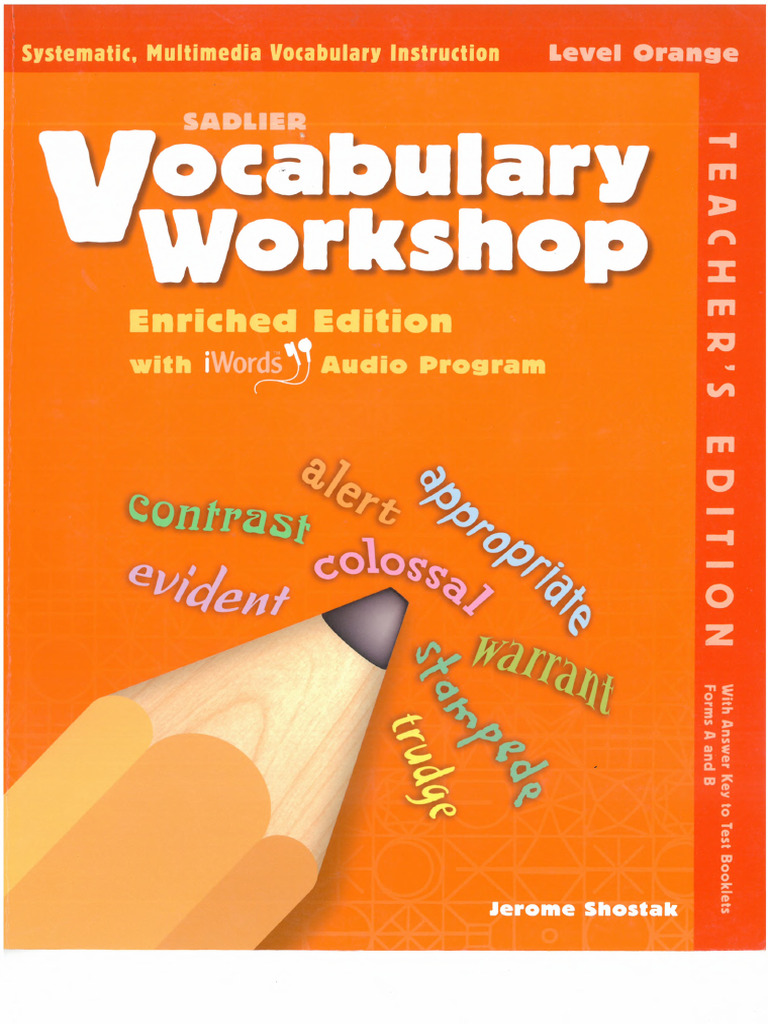 4 Vocabulary Workshop Orange G4 | PDF