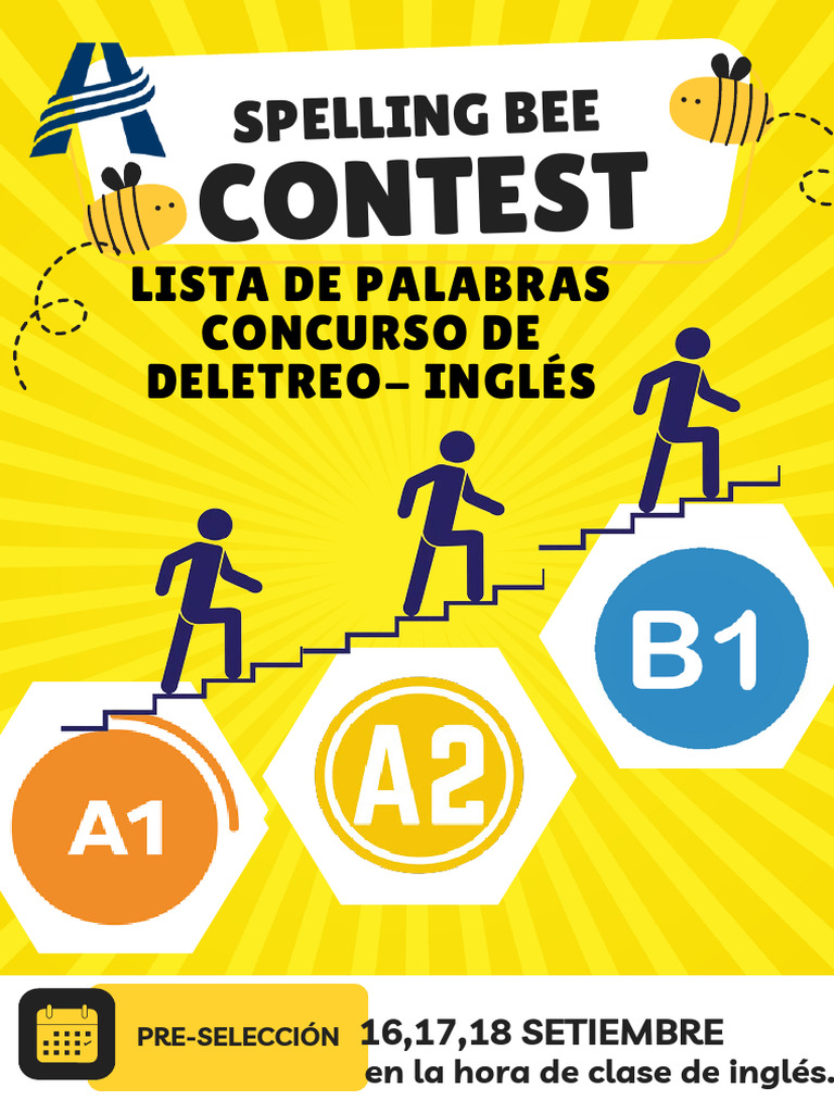 Pre-Selección Spelling Bee Contest | PDF