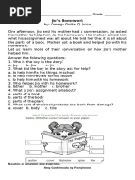 Holiday Homework UKG | PDF