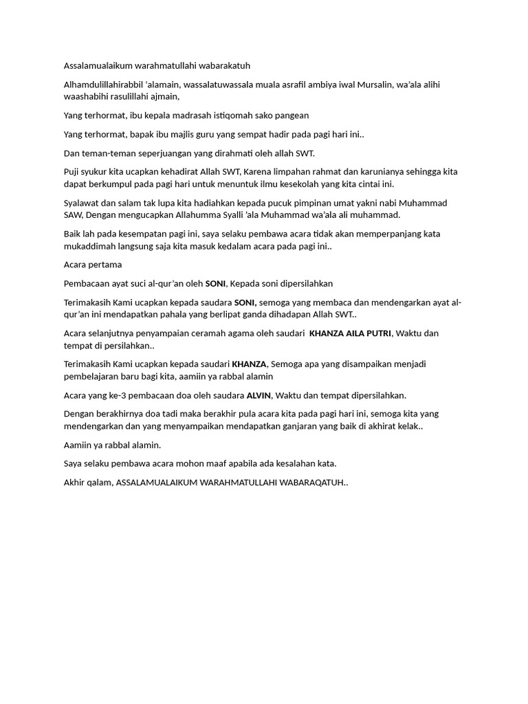 Teks MC - Protokol | PDF