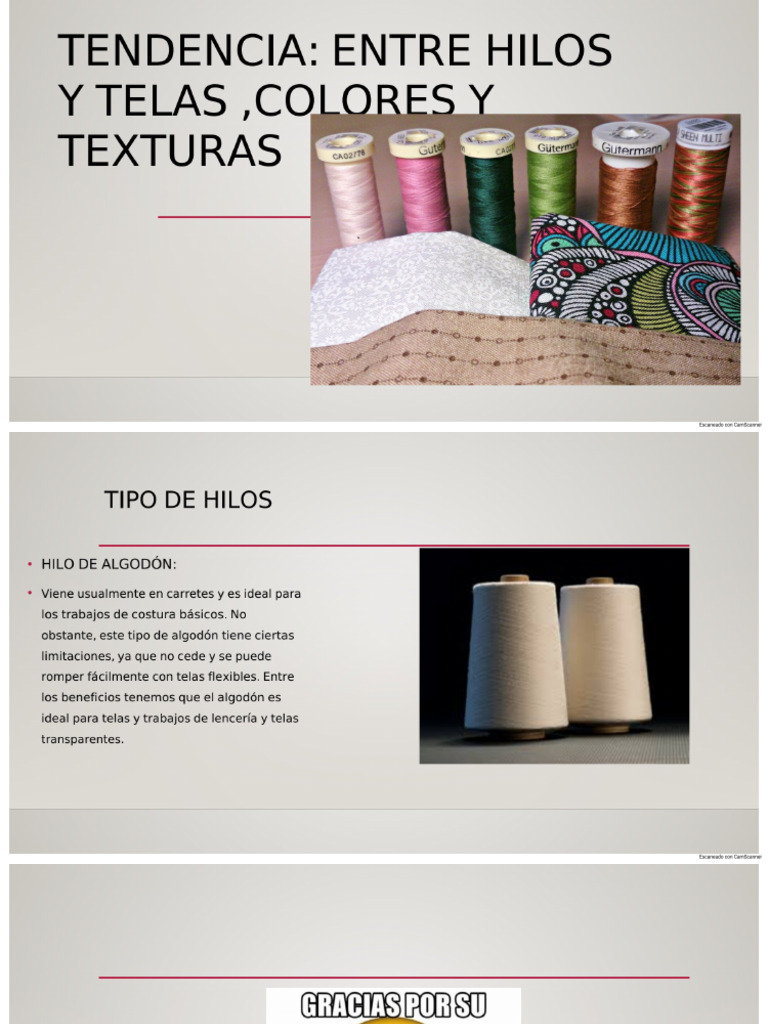 Tendencia ENTRE HILOS Y COLORES | PDF