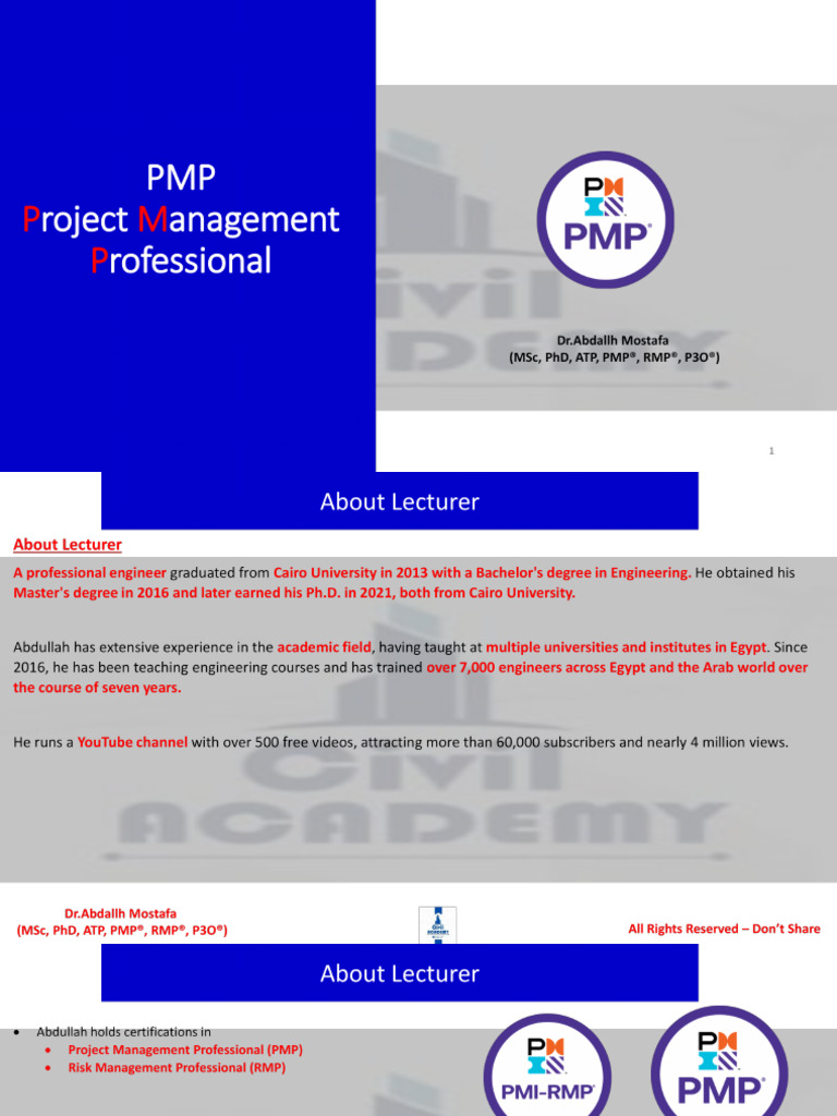 PMP - V2 | PDF