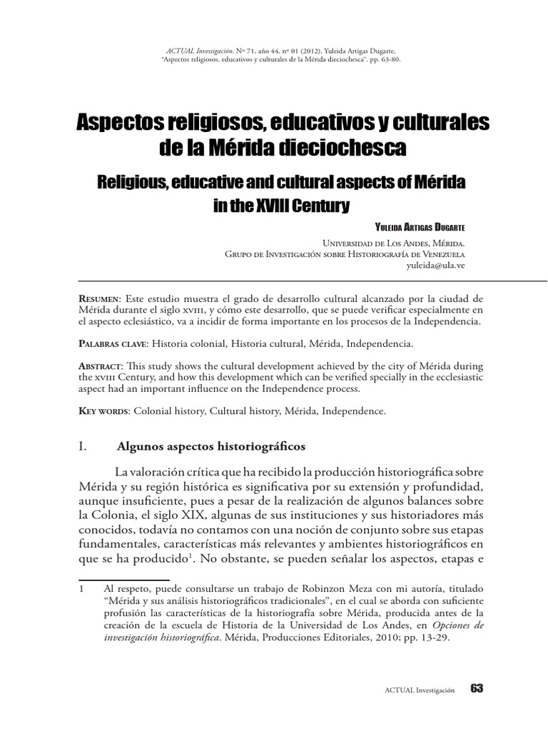 Aspectos Religiosos, Educativos y Culturales | PDF