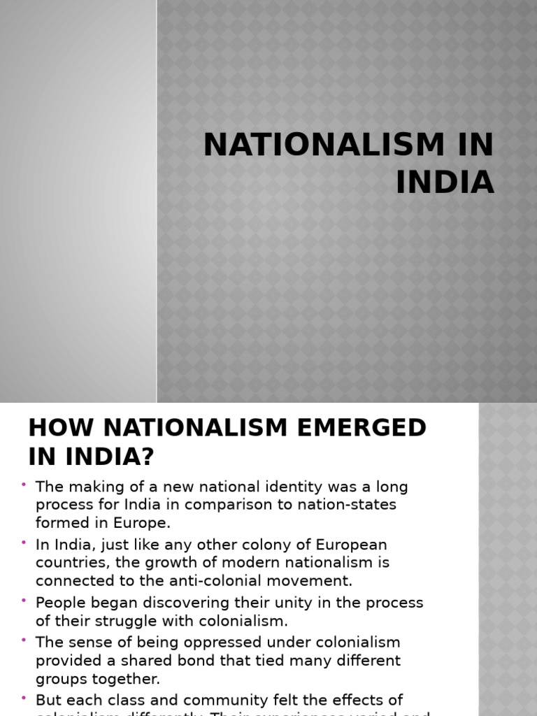 Chapter 3 History Nationalism in India | PDF