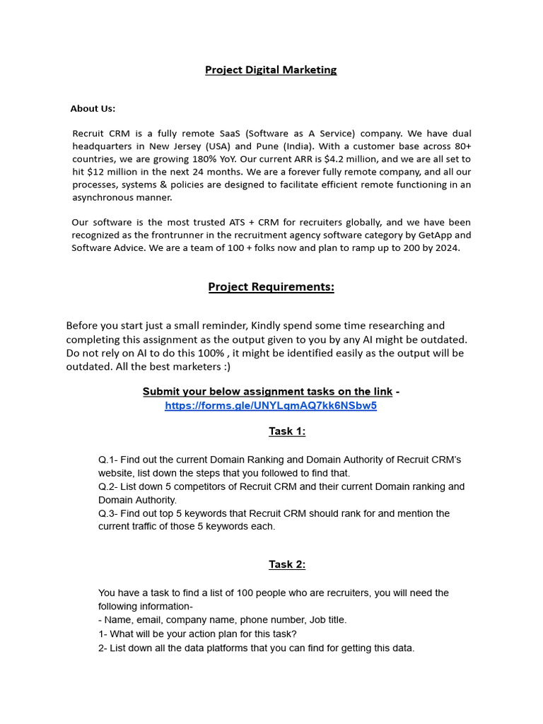 Assignment - Digital Marketing | PDF