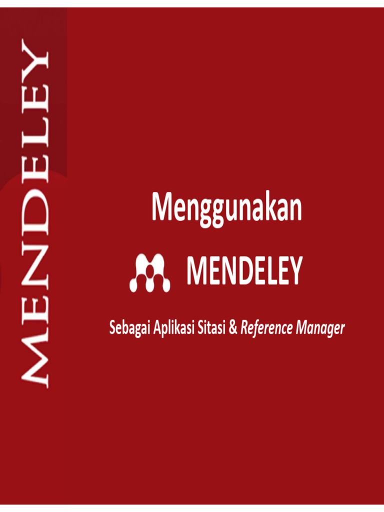 Tutorial Mendeley Pdf