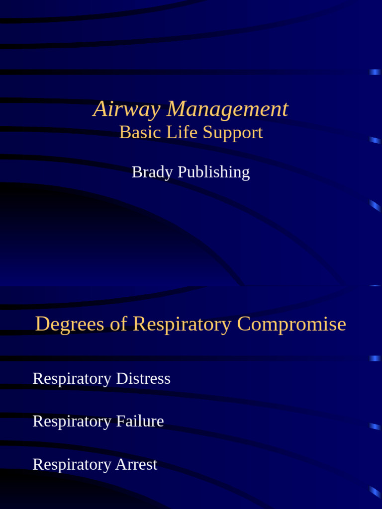 Airway Management and BLS | PDF