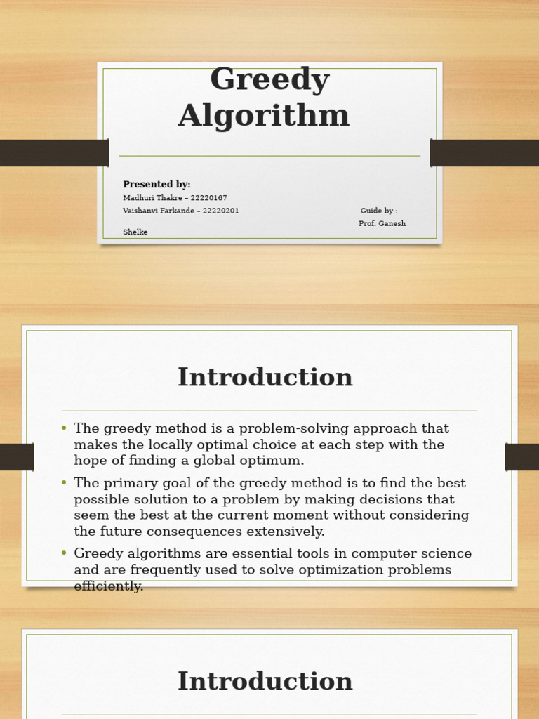 Greedy Algorithm DAA SCE | PDF