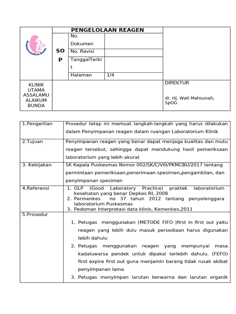 EP 4 PENGELOLAAN REAGEN Fix | PDF