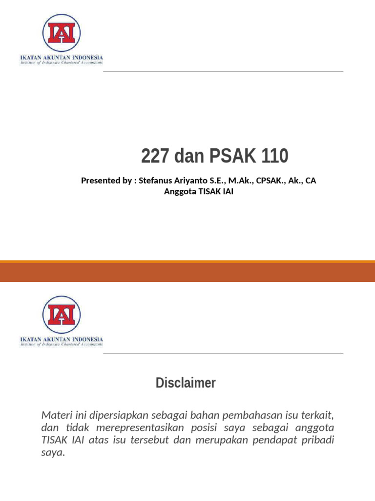PSAK 4 Dan 65 Stefanus Updated 2023 | PDF