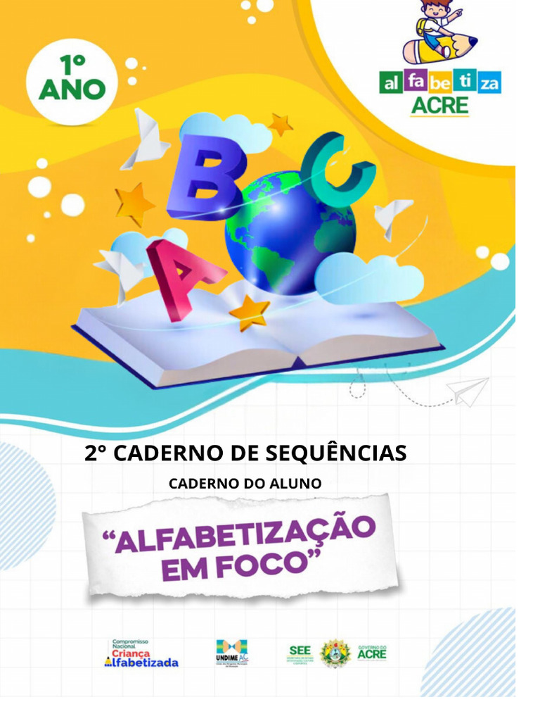 2° Caderno de Sequências 1° Ano - 2024 - Aluno | PDF