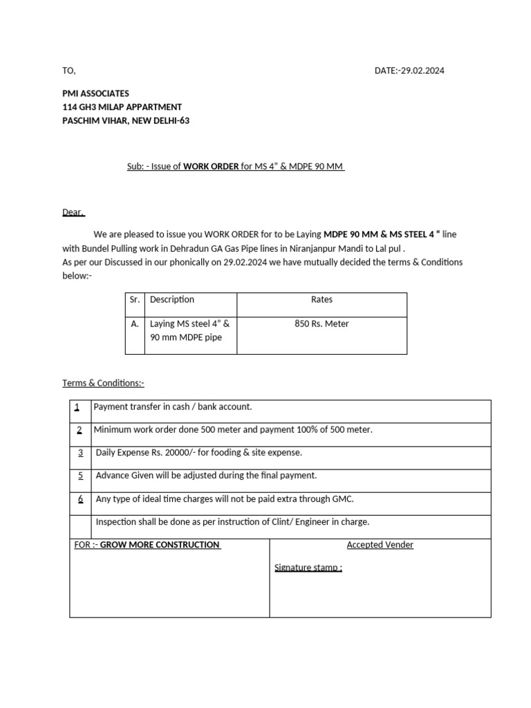 Loi For Testing Flushing | PDF