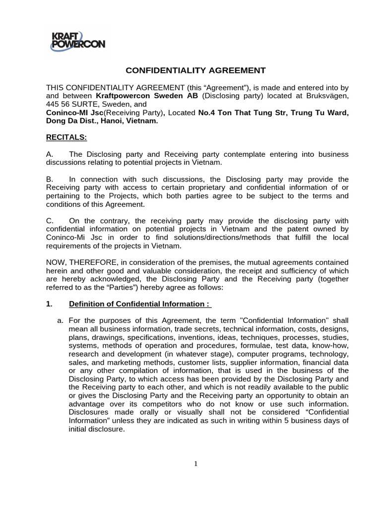 FORM 4676 REV 0 Confidentiality NDA Template Agent & Distributor | PDF