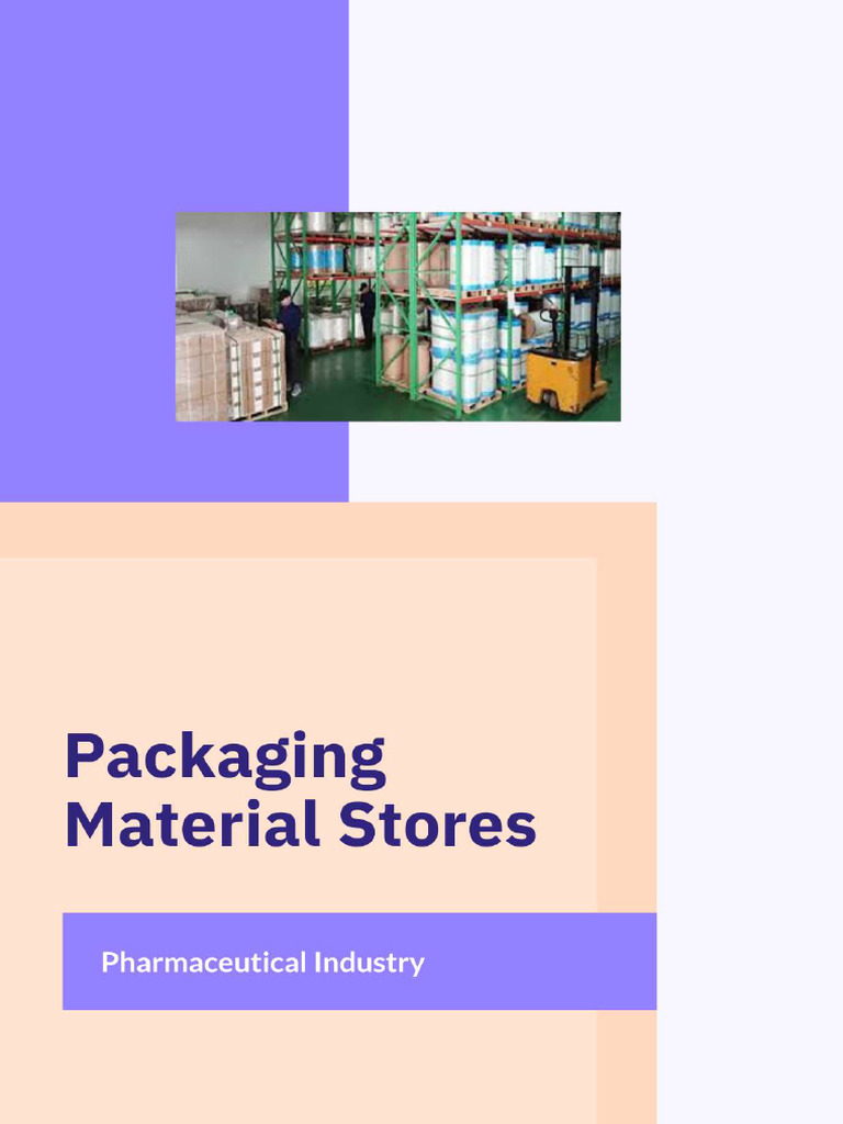 Packaging Material Stores | PDF