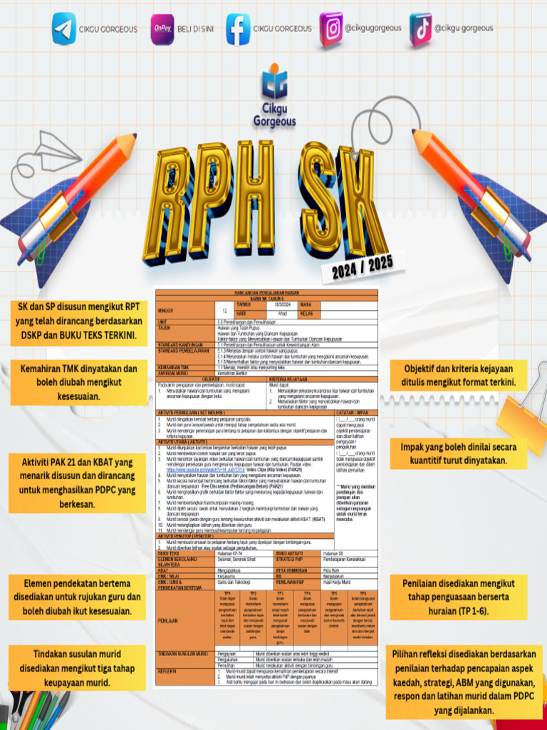 RPH SK by Cikgu Gorgeous | PDF