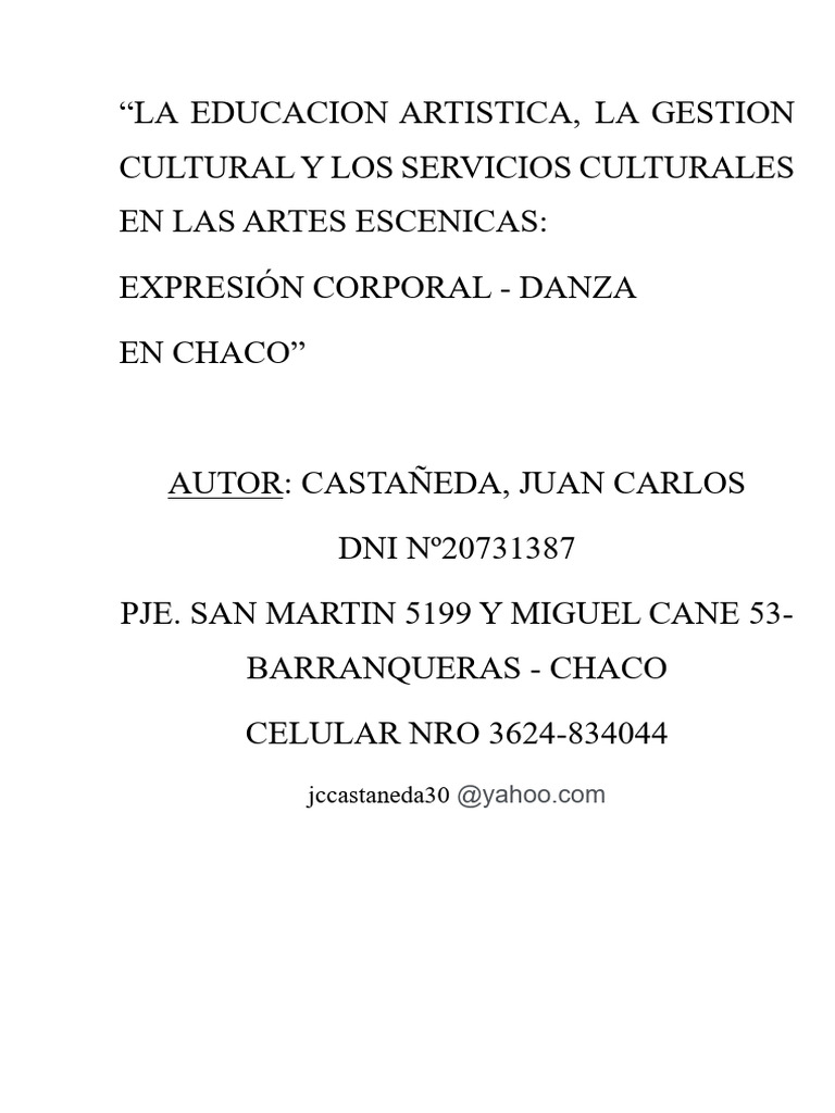 La Educacion Arostica y La Gestion Cultural | PDF